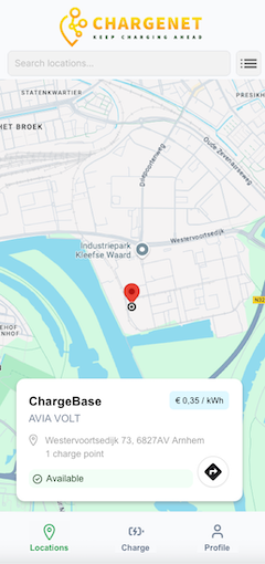 ChargeNet · Keep Charging Ahead